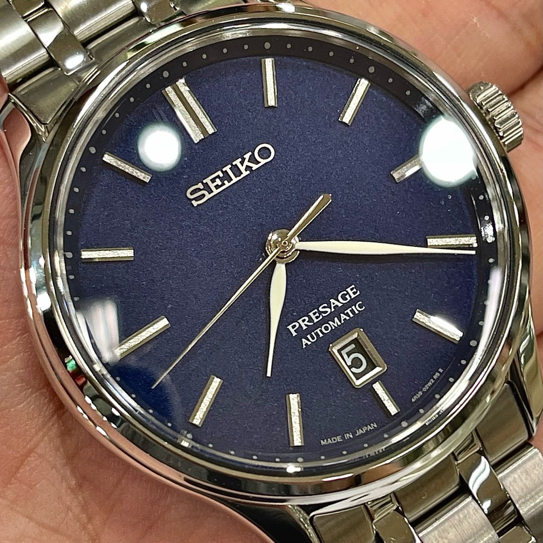 Seiko Snowflake Blue Presage SRPD41, Men's Fashion, Watches ...