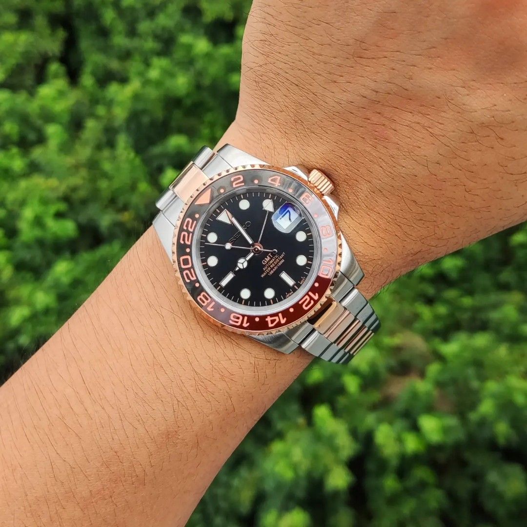 Seikolex Real GMT Rootbeer Mod, Luxury, Watches on Carousell