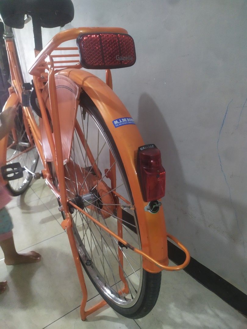 Sepeda Gazelle Orange asli Belanda dijamin langka, Olah Raga, Sepeda di ...