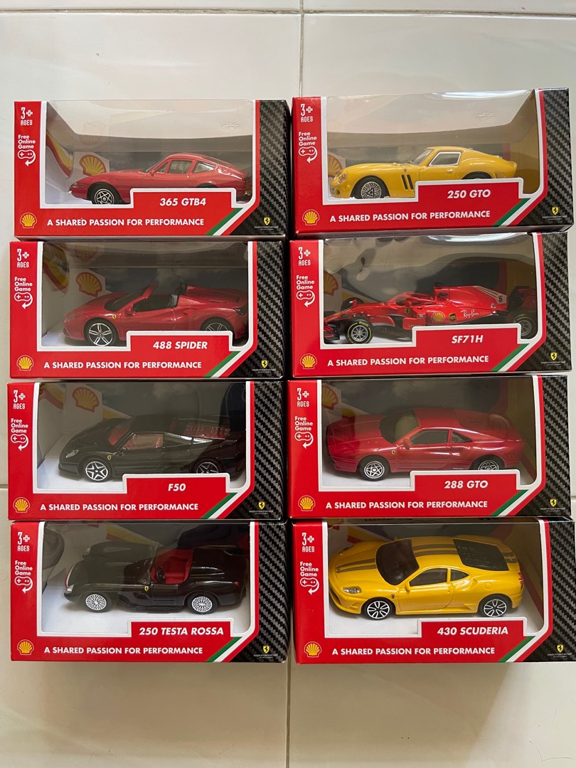 Shell Ferrari from Bburago (MISB and original), Hobbies & Toys ...