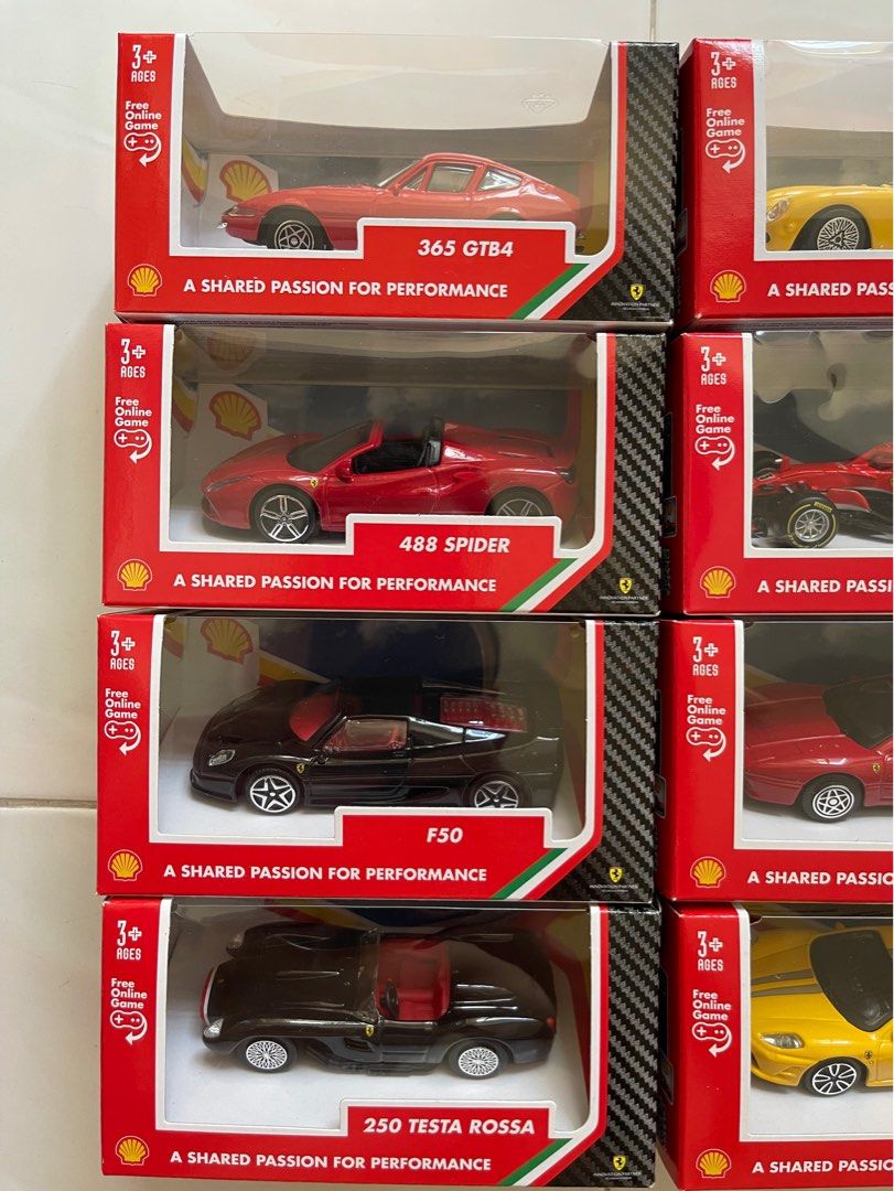 Shell Ferrari from Bburago (MISB and original), Hobbies & Toys ...