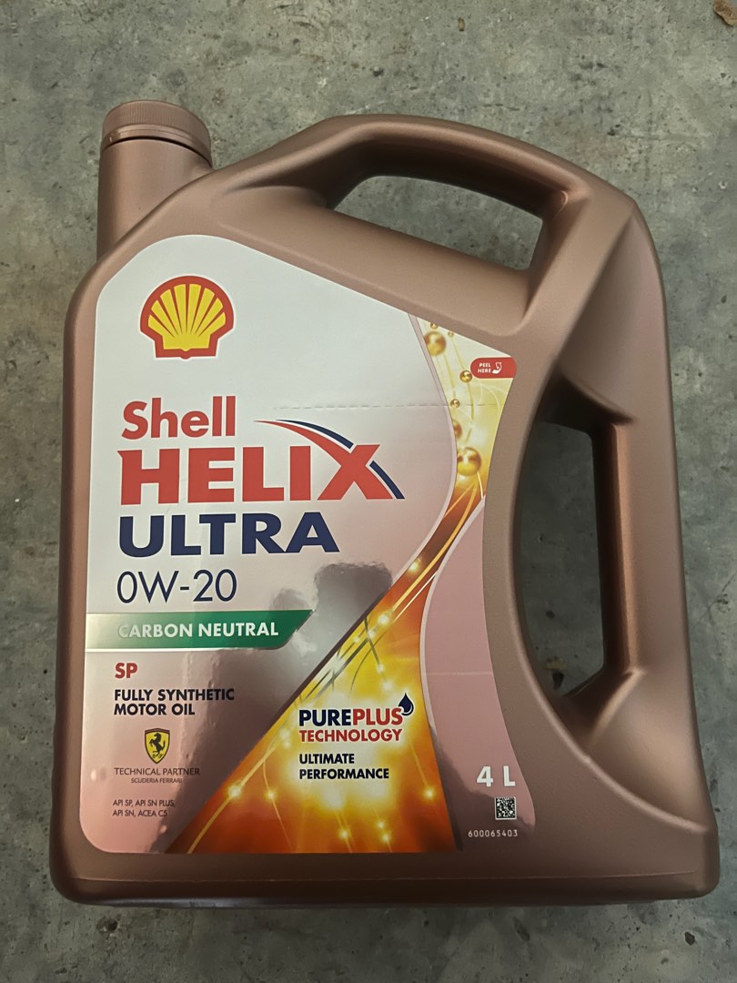 Shell helix 0W20 brand new 4L, Car Accessories, Accessories on Carousell