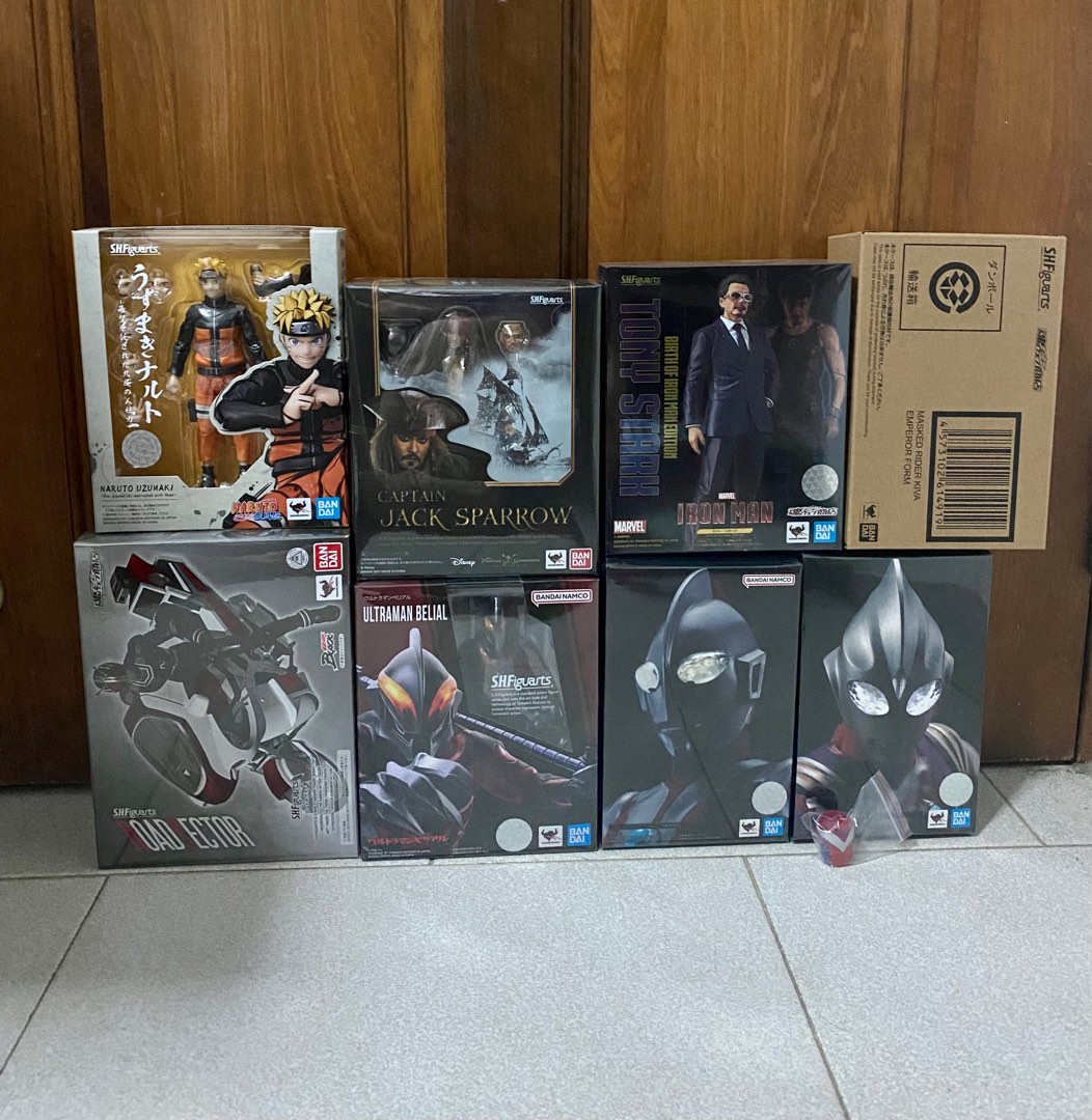 Shf s.h.figuarts kamen rider Ultraman naruto tony stark, Hobbies & Toys ...