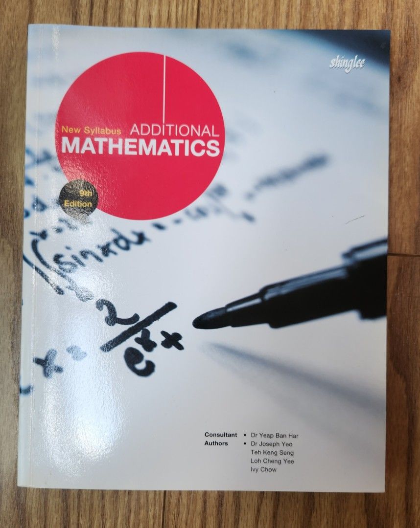 Shinglee Additional Mathematics New Syllabus 9th Edition, Hobbies ...