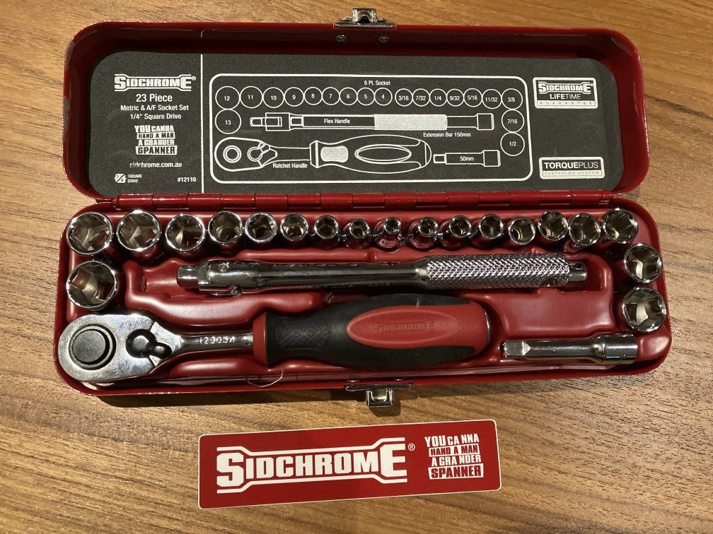 Sidchrome 23 pieces (Metric) Sockets Set, Furniture & Home Living, Home ...