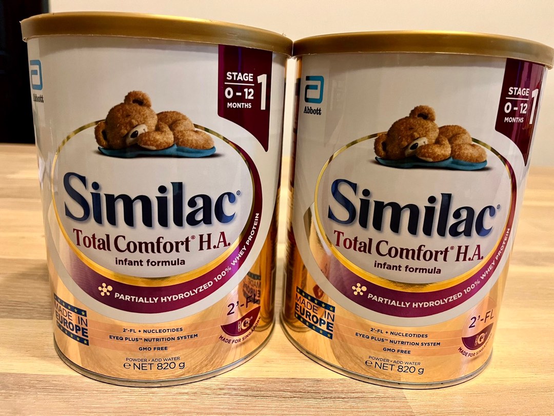 Similac Total Comfort Stage 1 formula tins (2), Babies & Kids, Nursing ...