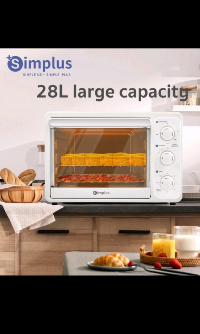 Toaster Oven Simplus 28L Mid-Size, TV & Home Appliances, Kitchen ...