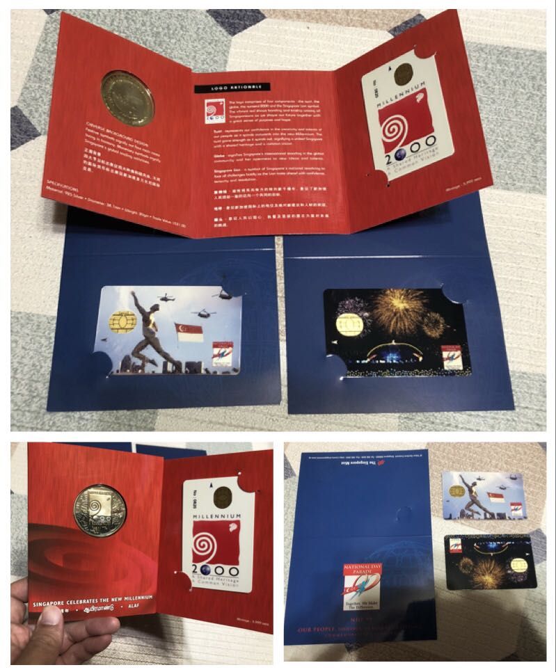 Singapore National Day Parade NDP 1999 Set of 2 Unused brand new Cash ...