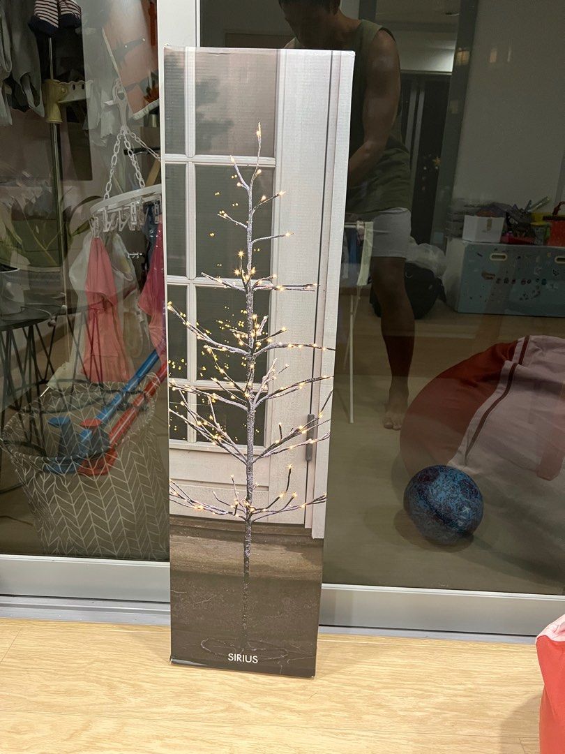 Sirius Alex christmas tree w/ built-in LED, Furniture & Home Living ...