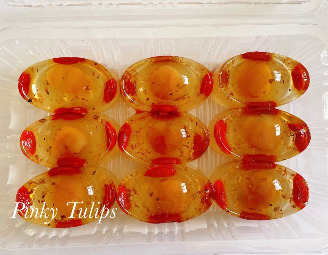 Small Ingot Osmanthus Konnyaku Jelly (Homemade), Food & Drinks, Chilled ...