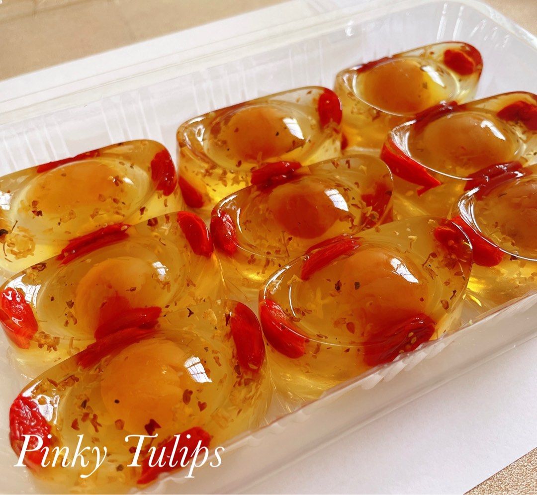 Small Ingot Osmanthus Konnyaku Jelly (Homemade), Food & Drinks, Chilled ...