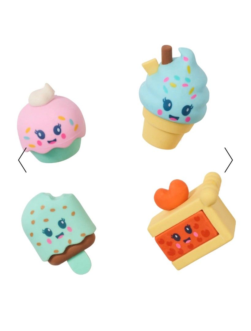 Smiggle Original Snackies Scented Erasers, Hobbies & Toys, Stationary ...