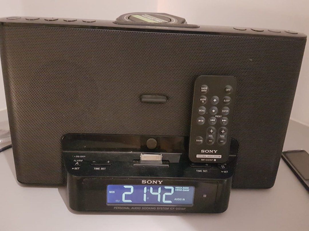 Sony personal audio docking ICF-DS15iP, Audio, Soundbars, Speakers ...