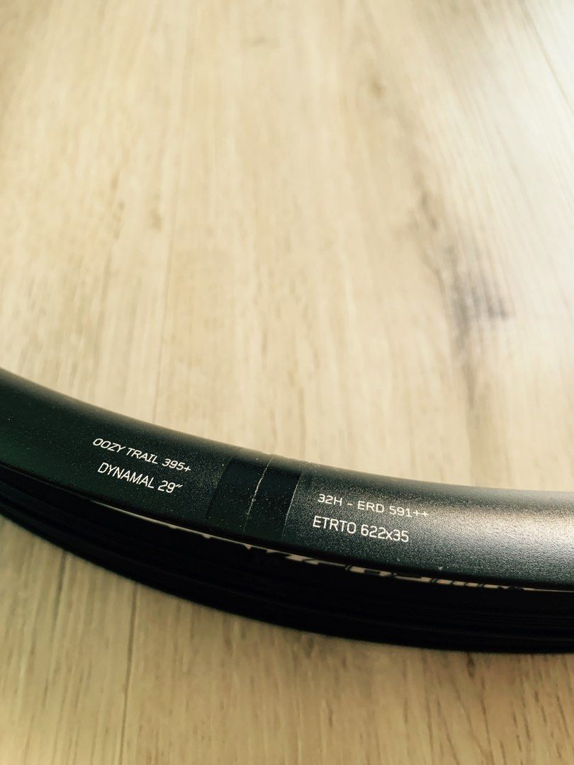 Spank oozy trail 395 + dynamal rims, Sports Equipment, Bicycles & Parts ...