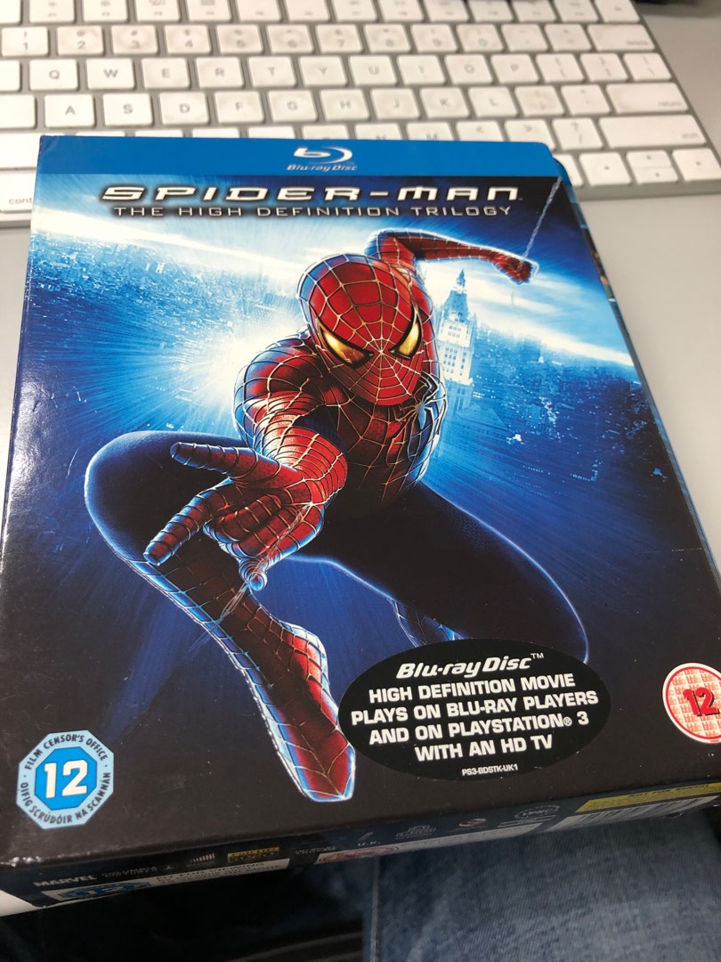 Spider-Man the high definition Trilogy Bluray, 興趣及遊戲, 音樂、樂器 & 配件, 音樂與媒體 ...