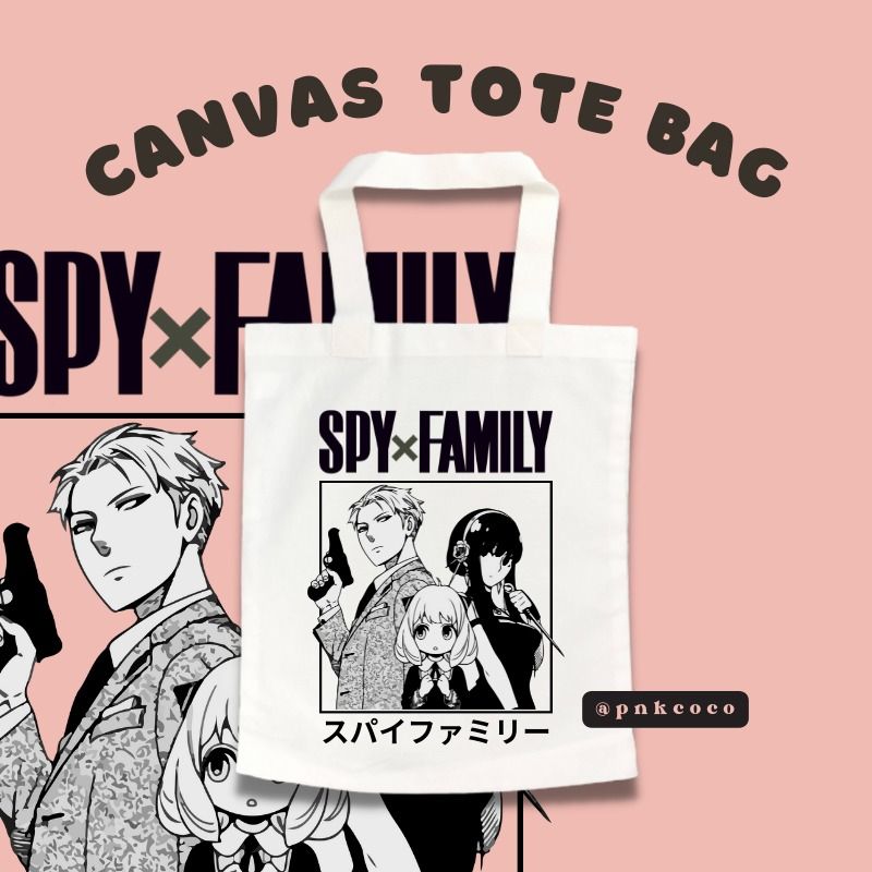 SPY FAMILY - ANYA LOID YOR FORGER - MERCH TOTE BAG, Women's Fashion ...