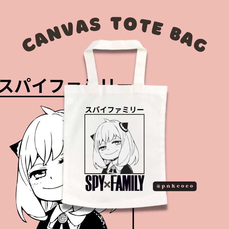 SPY FAMILY - ANYA LOID YOR FORGER - MERCH TOTE BAG, Women's Fashion ...