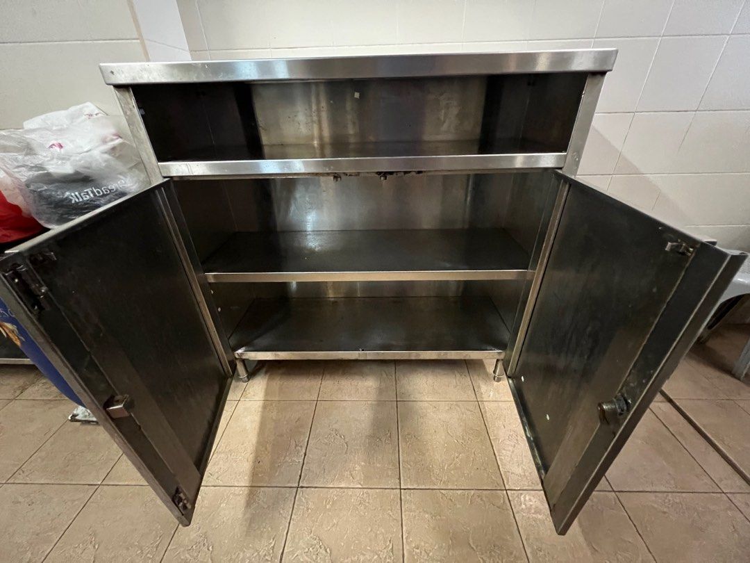 Stainless Steel Cabinet, Furniture & Home Living, Furniture, Shelves ...