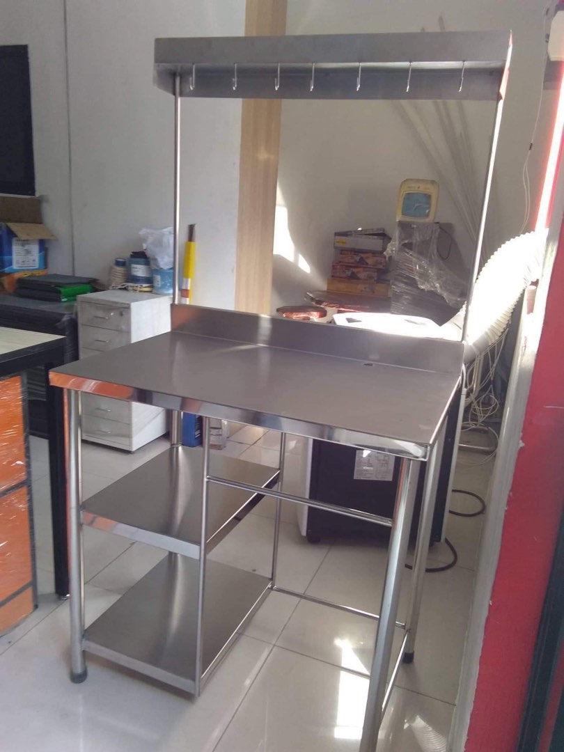 Stainless Stove Stand/Stainless Stove Table, Furniture & Home Living ...