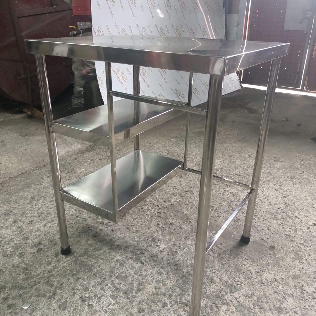 Stainless Stove Stand/Stainless Stove Table, Furniture & Home Living ...