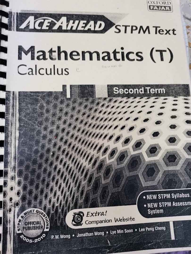 STPM Maths T Calculus, Hobbies & Toys, Books & Magazines, Textbooks on ...
