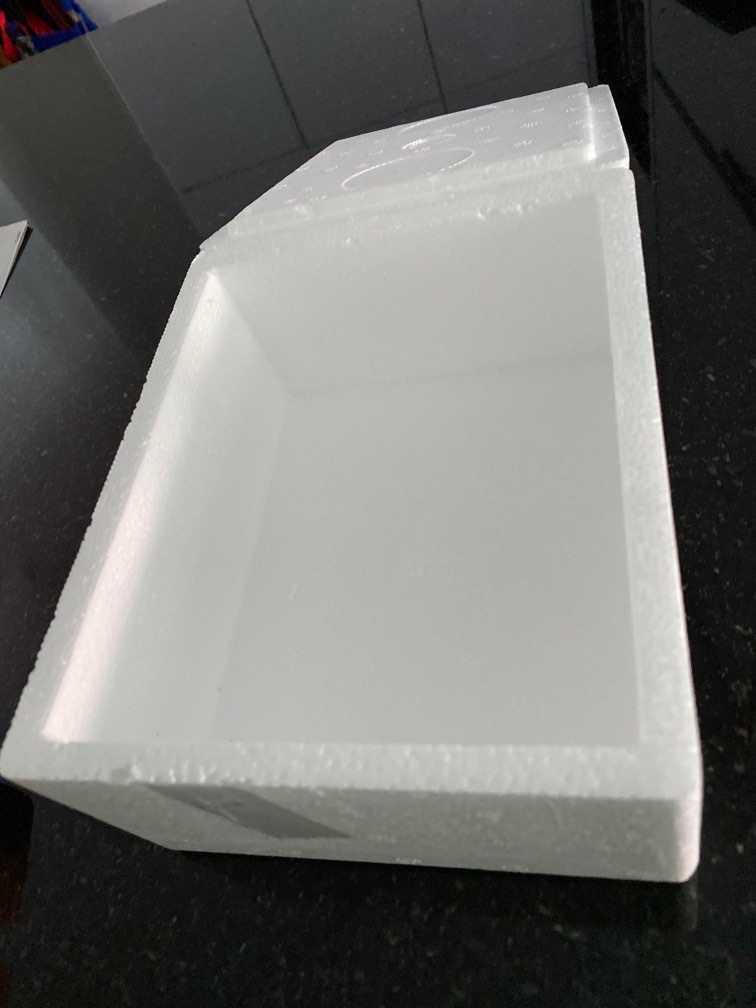 Styrofoam box 15 X 19cm, Furniture & Home Living, Home Improvement ...