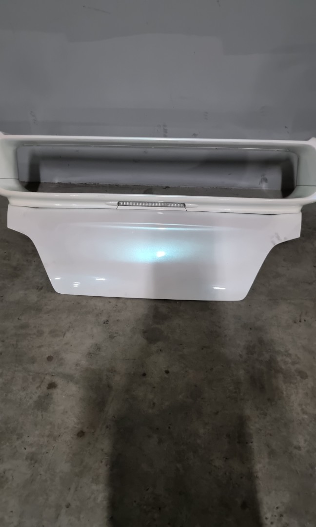 Subaru wrx sti boot with high mount wing, Car Accessories, Accessories ...