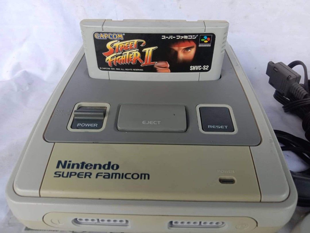 Super Famicom Console Set with 1 Game JAPAN, Video Gaming, Video Game ...
