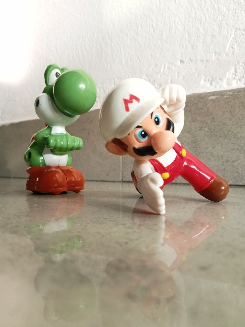Super Mario and Yoshi Figurines, Hobbies & Toys, Toys & Games on Carousell