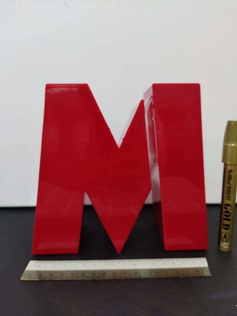 TABUNG HURUF 'M' BESAR, Hobbies & Toys, Collectibles & Memorabilia ...