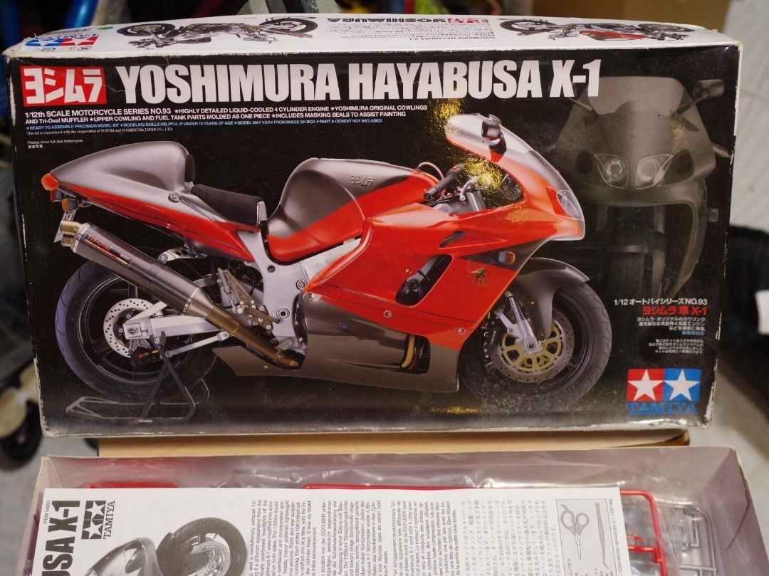 Tamiya-田宮-14093-1/12-鈴木-Suzuki- GSX1300R - Yoshimura- Hayabusa X-1-M ...