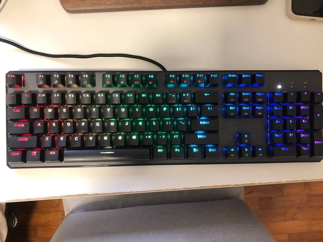 Tecware red switch mechanical keyboard, Computers & Tech, Parts ...