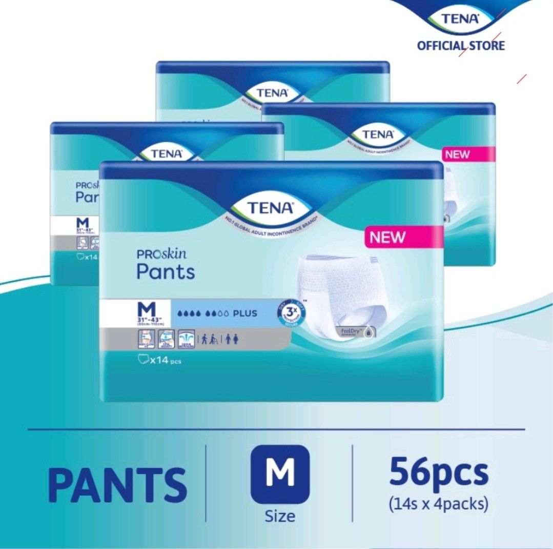 TENA PROskin Adult Diapers, Health & Nutrition, Assistive & Rehabilatory Aids, Adult ...