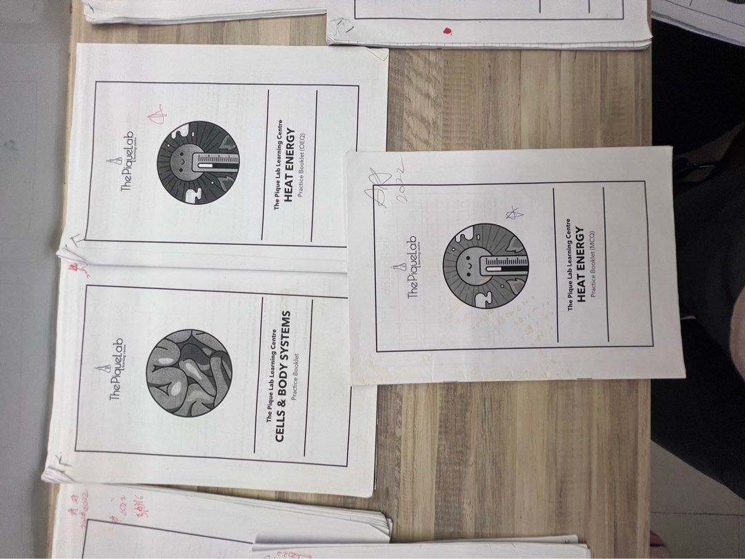 The Pique Lab P5 Science Notes Full Set (Guranteed AL1) - Rarely ...