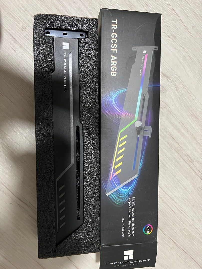 Thermalright RGB gpu graphics card support holder, Computers & Tech ...