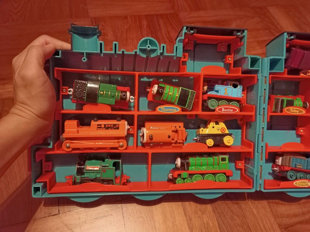 Thomas and friends trains with storage box set, Hobbies & Toys, Toys ...