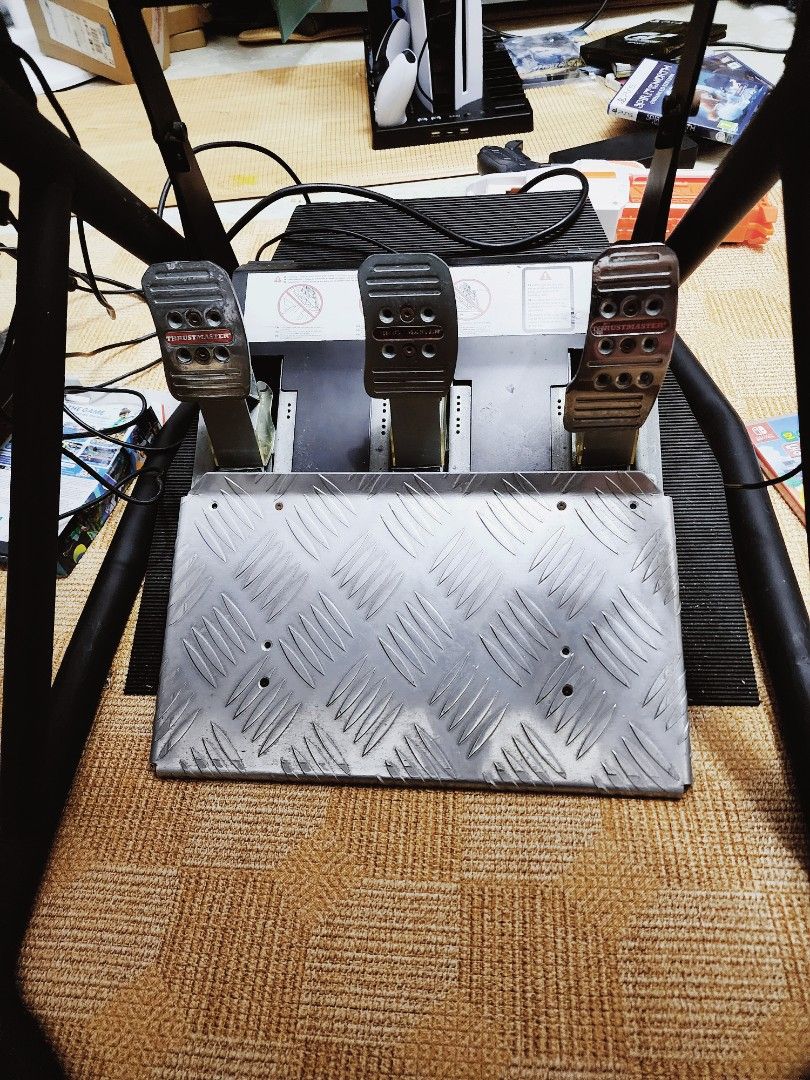 Thrustmaster T500RS wheel and Pedals + TH8A Shifter, Video Gaming ...