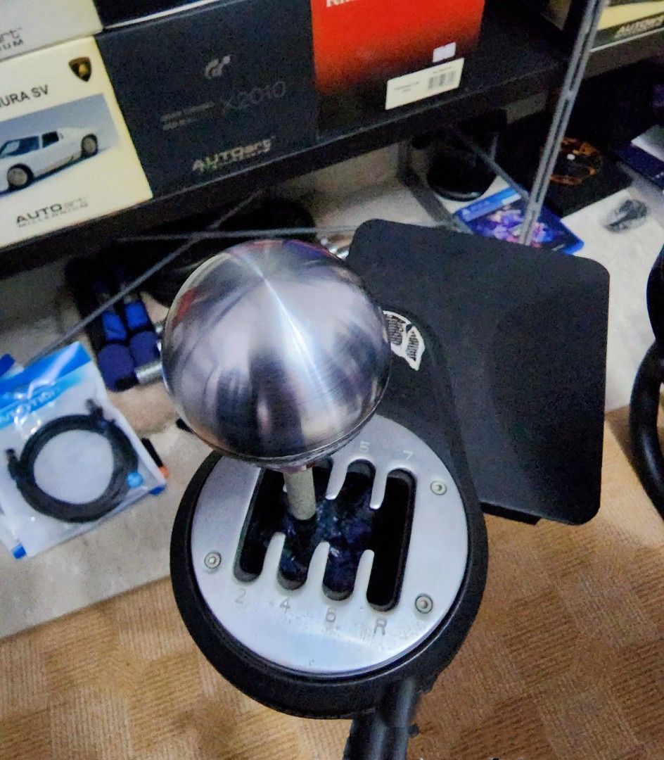 Thrustmaster T500RS wheel and Pedals + TH8A Shifter, Video Gaming ...