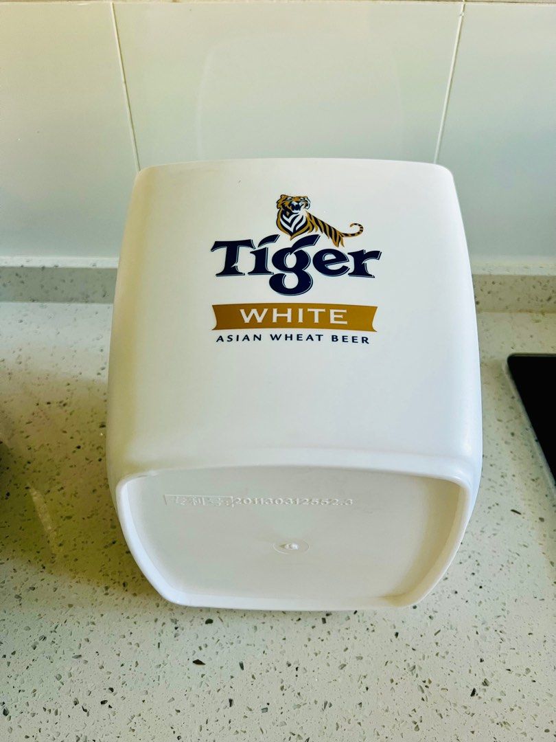Tiger Beer Bucket (white limited), Furniture & Home Living, Kitchenware ...