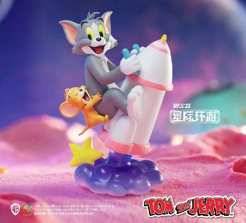 Tom and Jerry Travel Around the Planets on Rocket Limited Figure ...