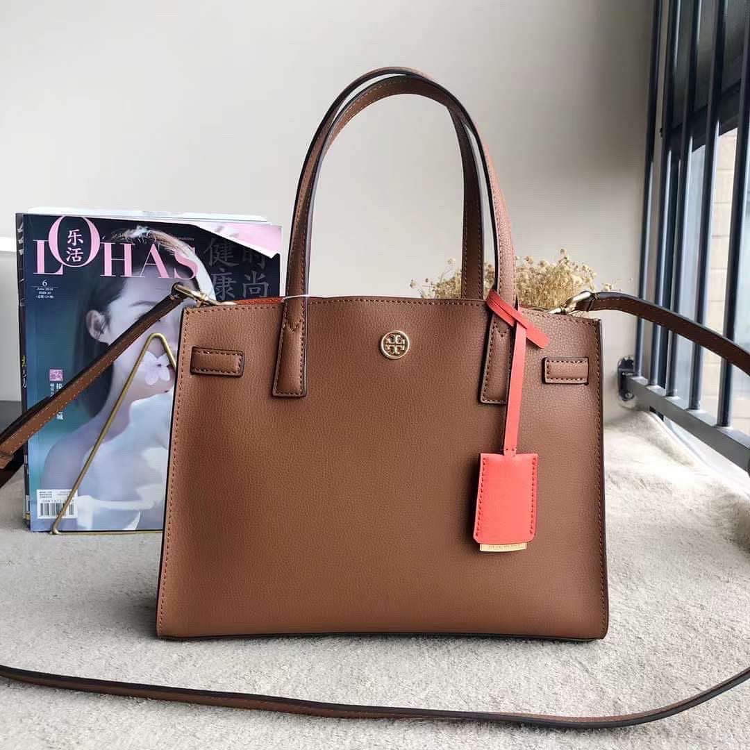 Tory Burch Walker Satchel - Medium, Luxury, Bags & Wallets on Carousell