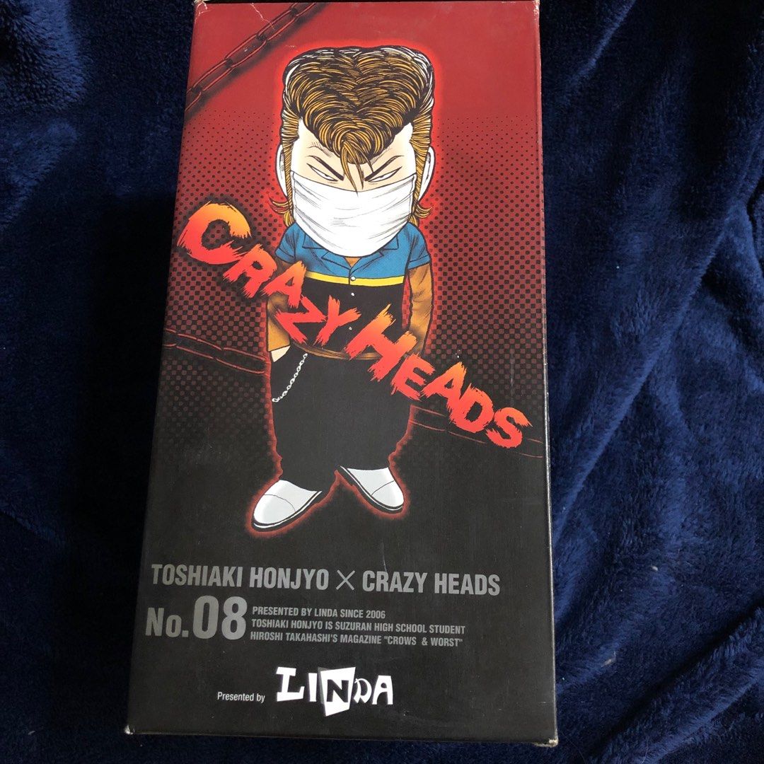 Toshiaki Honjyo x Crazy Heads, Hobbies & Toys, Toys & Games on Carousell