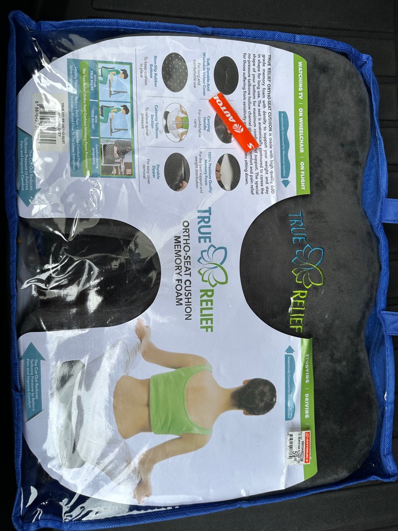 True Relief Seat Cushion, Health & Nutrition, Assistive & Rehabilatory ...