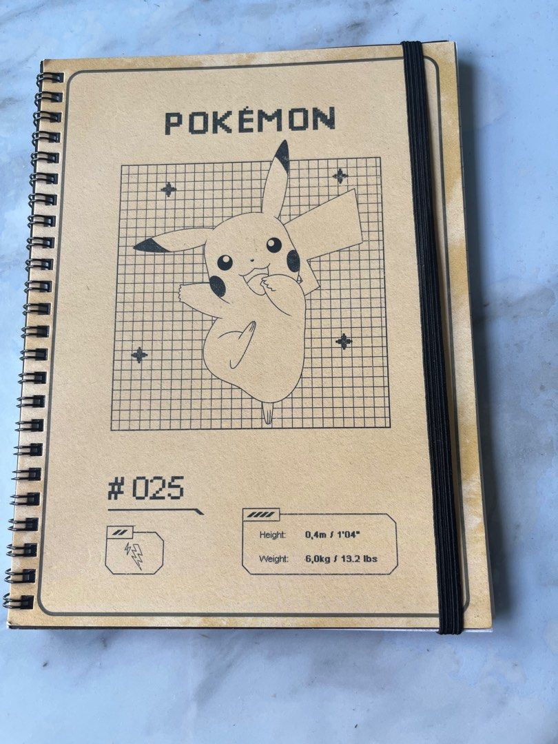 Typo Pokémon Pikachu Notebook, Hobbies & Toys, Stationery & Craft ...