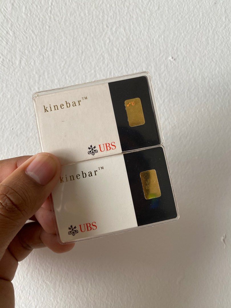 UBS Vintage Gold Bar, Hobbies & Toys, Collectibles & Memorabilia ...
