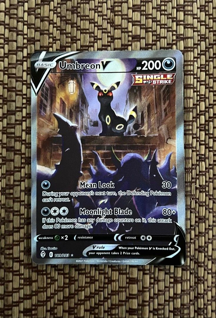 Umbreon V Alt Art, Hobbies & Toys, Toys & Games on Carousell