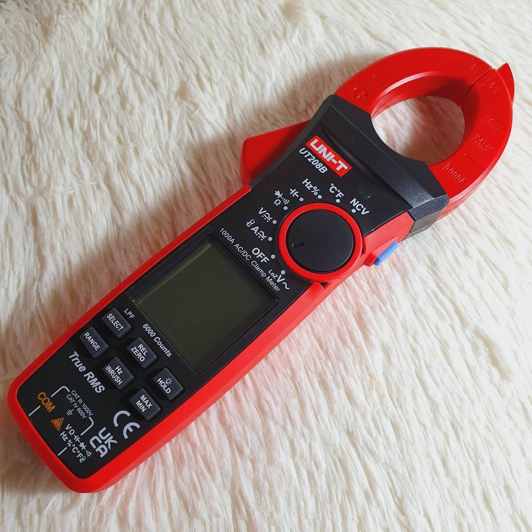 UNI-T UT208B Digital Clamp Meter 1000A True RMS Smart Electrician ...