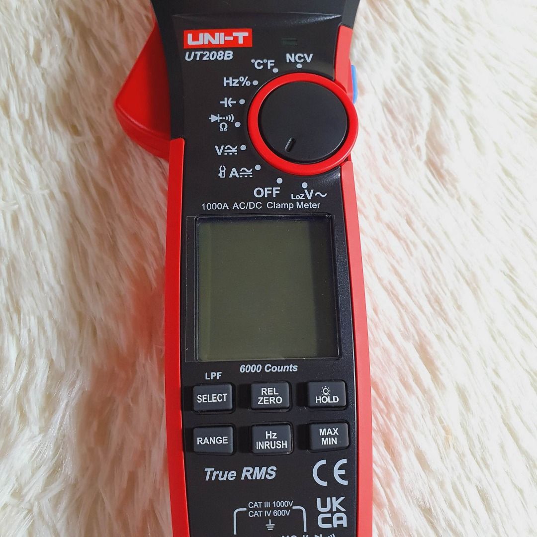 UNI-T UT208B Digital Clamp Meter 1000A True RMS Smart Electrician ...