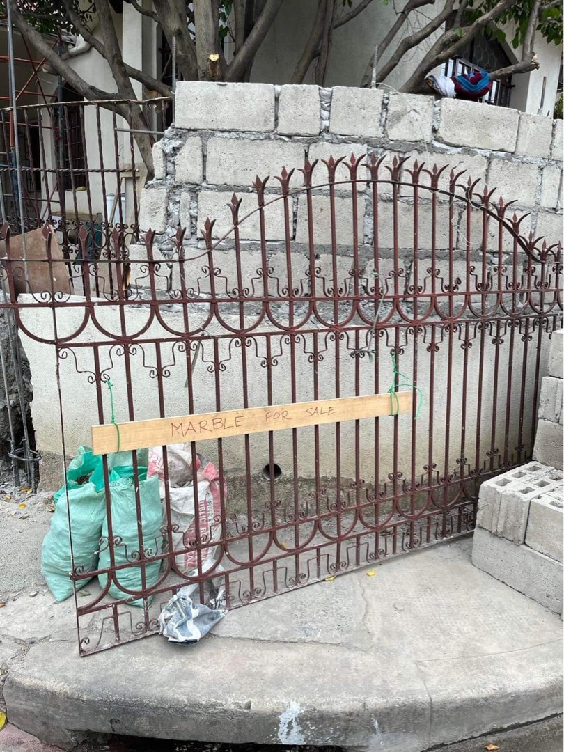 Used Steel Fence House Fence Bakod Grill Fence, Furniture & Home Living ...