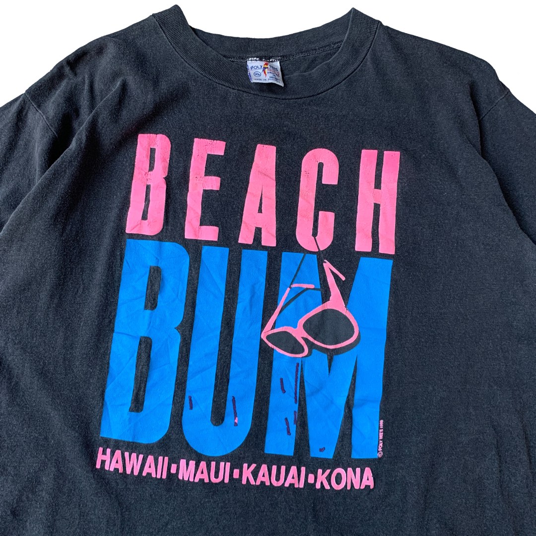 Vintage 90s Beach Bum Hawaii Summer Tee Shirt, Men's Fashion, Tops ...